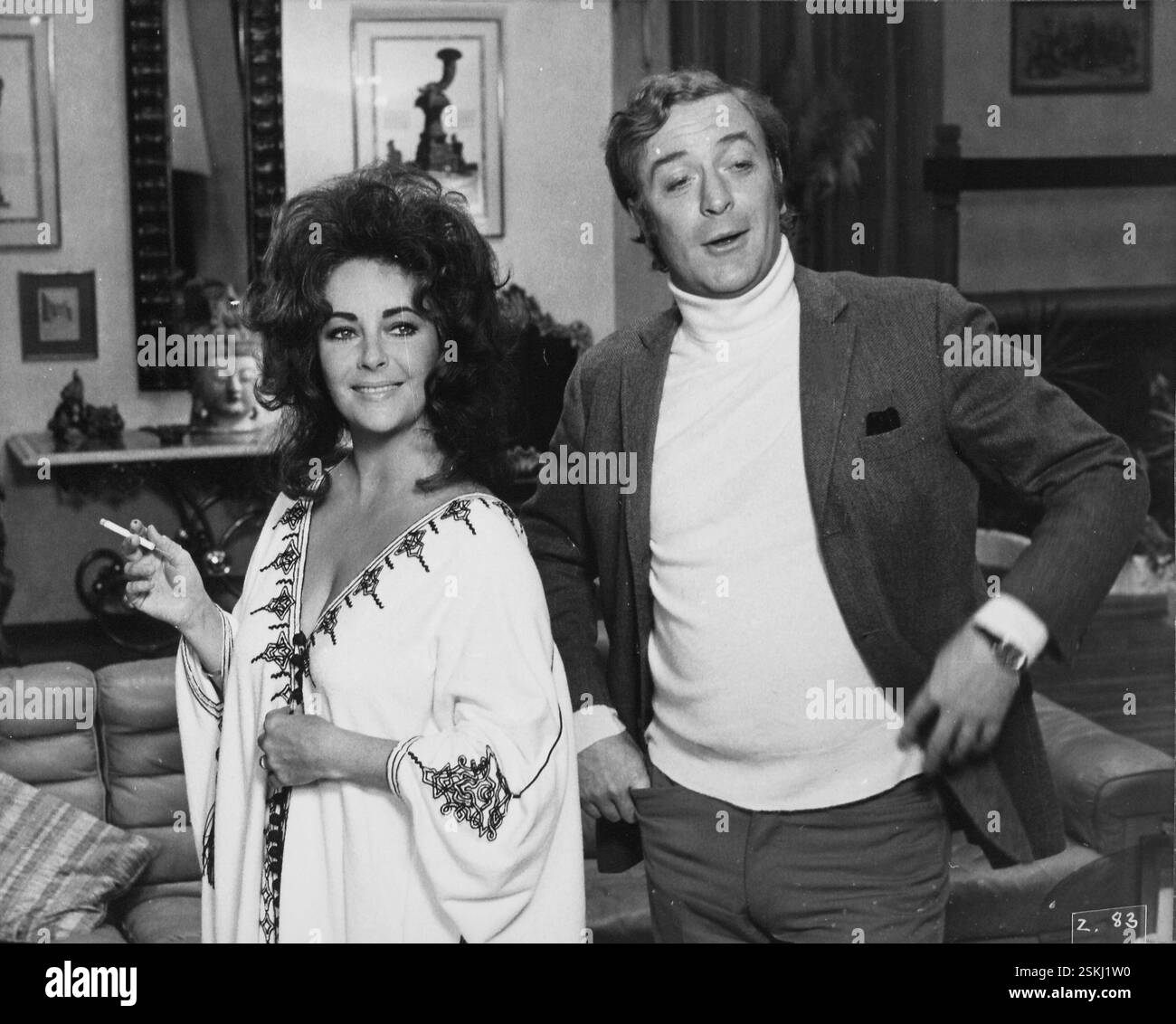 Elizabeth Taylor, Michael Caine in "X, Y and Zee" 1972#Elizabeth Taylor ...