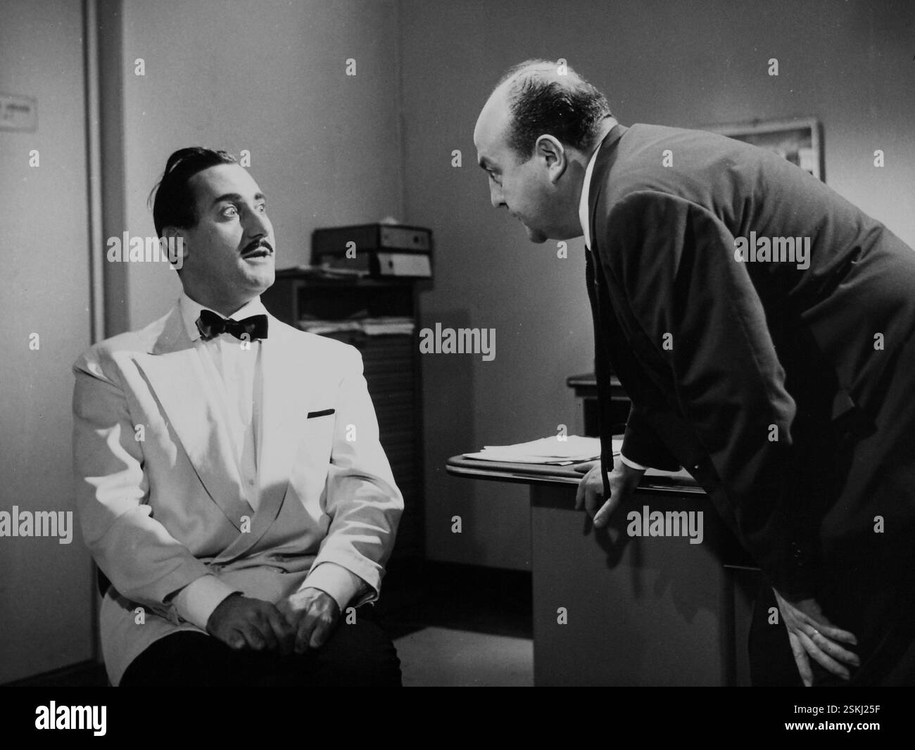 Alberto Sordi, Bernard Blier in "Crimen" 1960#Alberto Sordi, Bernard ...