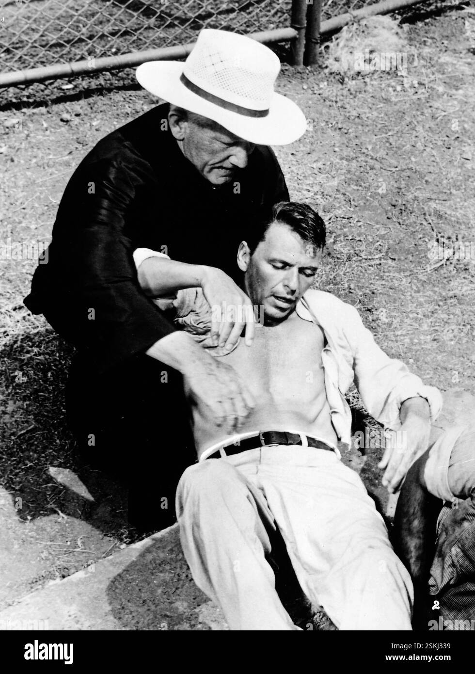 Spencer Tracy, Frank Sinatra in "The Devil at 4 O'clock" 1961#Spencer ...