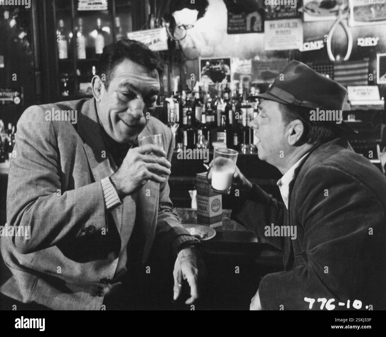 Anthony Quinn, Mickey Rooney in "Requiem for a Heavyweight" 1962# ...