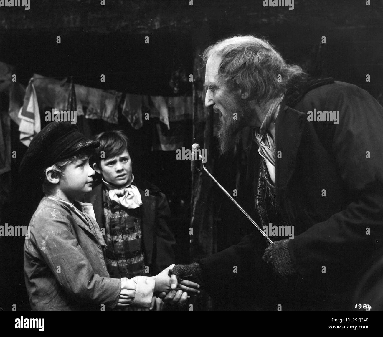 Mark Lester, Jack Wild, Ron Moody in "Oliver" 1968#Mark Lester, Jack ...