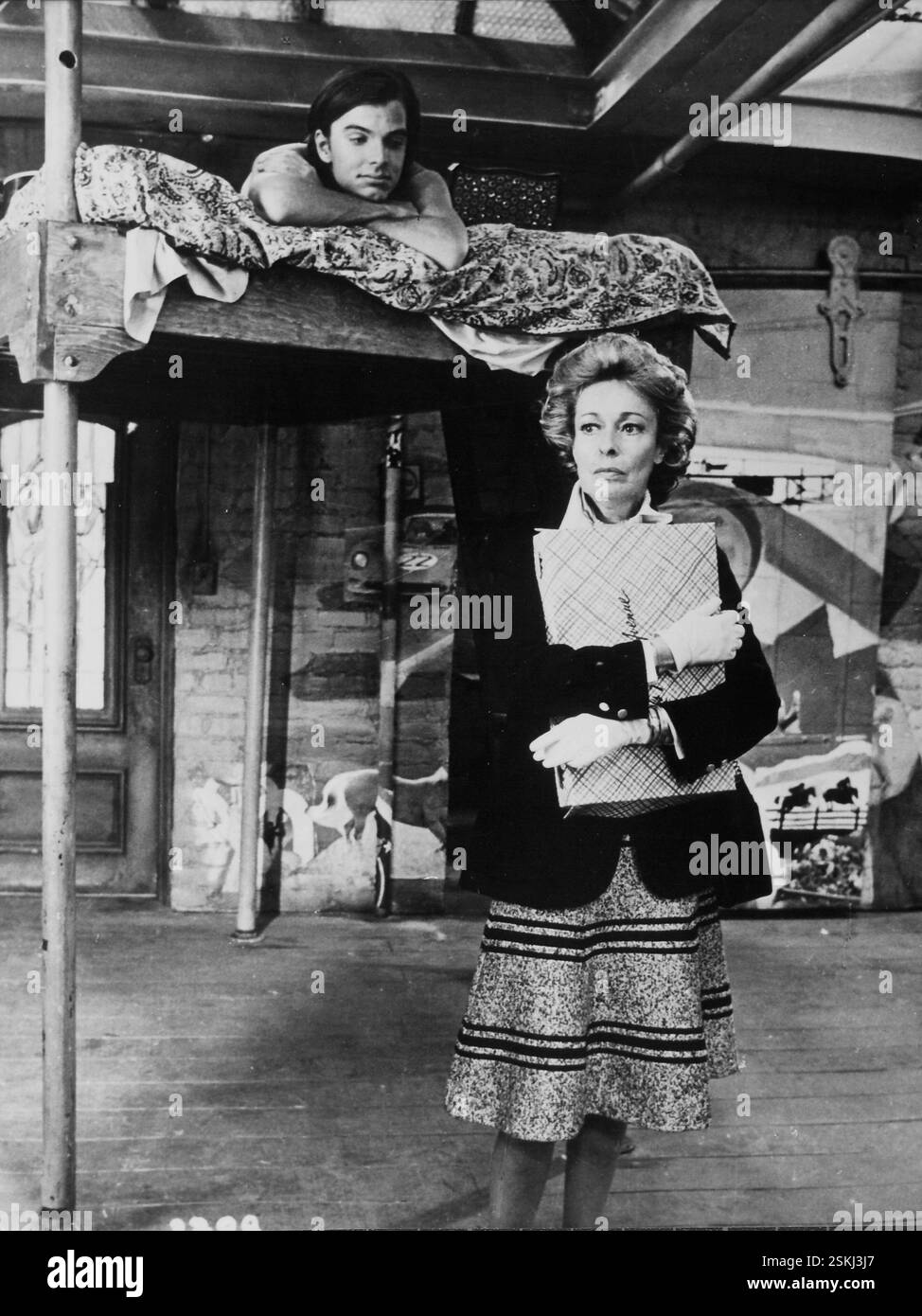 Edward Albert, Eileen Heckart in "Butterflies are free" 1972#Edward Albert, Eileen Heckart in ...