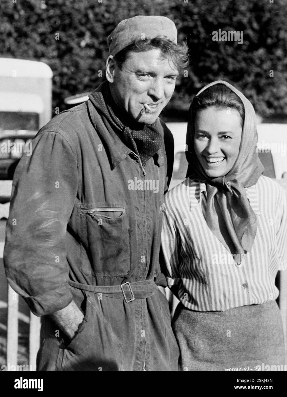 Burt Lancaster, Jeanne Moreau in "The Train" 1964#Burt Lancaster ...