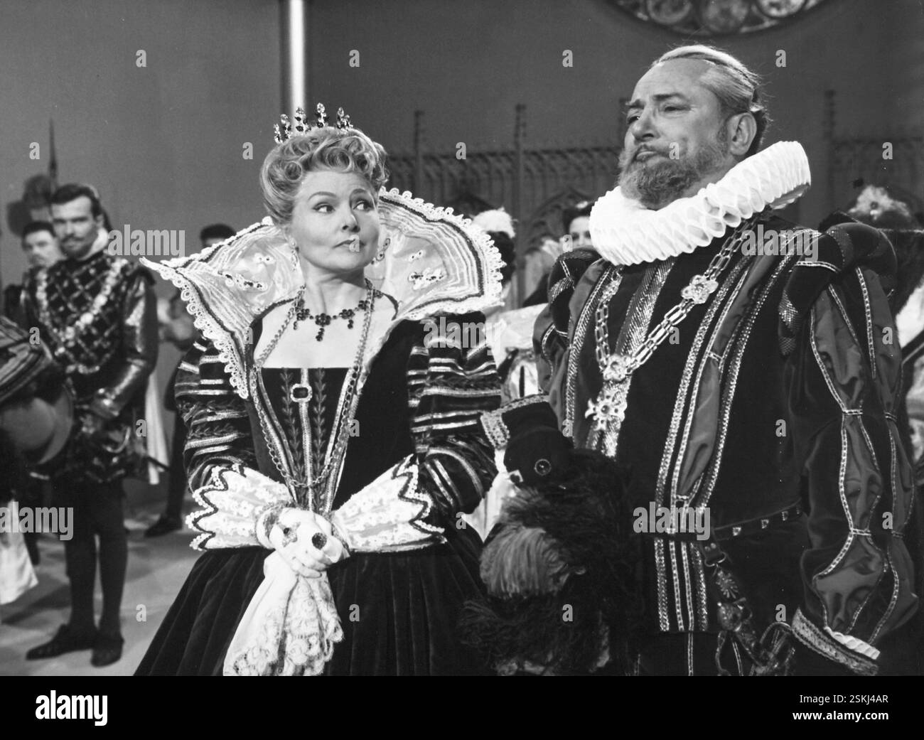 Nicole Courcel, Pierre Brasseur in "Vive Henri lV, Vive l 'Amour" 1961# ...