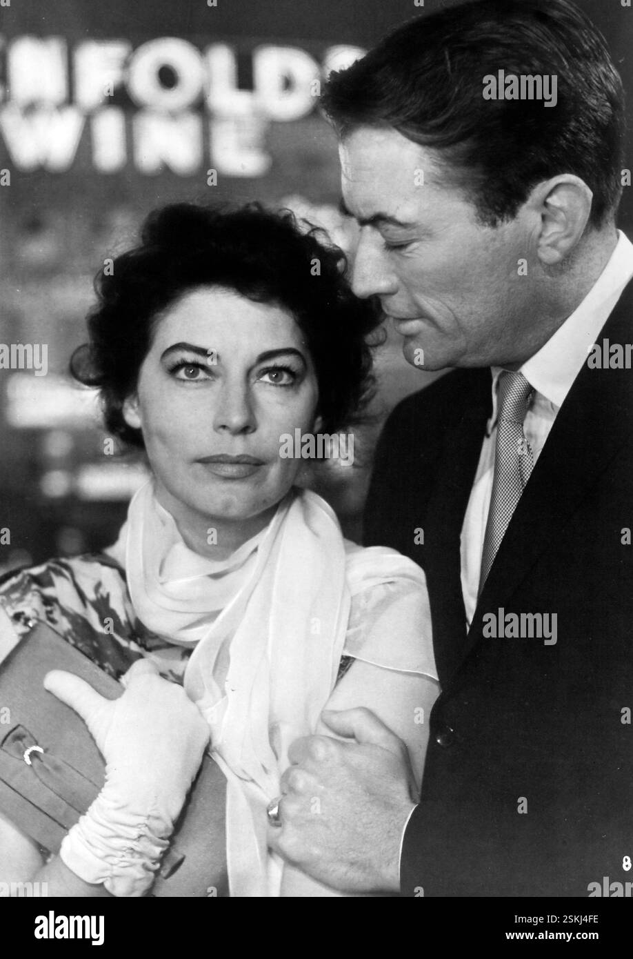 Ava Gardner, Gregory Peck in "On the Beach" 1959#Ava Gardner, Gregory ...