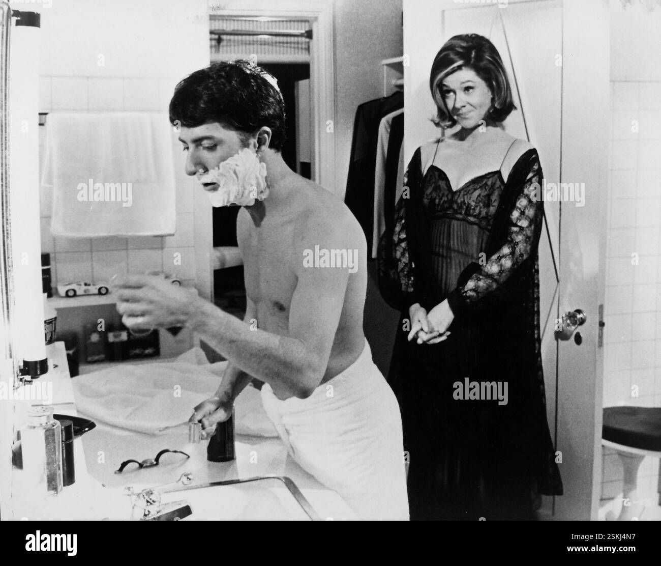 Dustin Hoffman, Elizabeth Wilson in "The Graduate" 1967#Dustin Hoffman ...