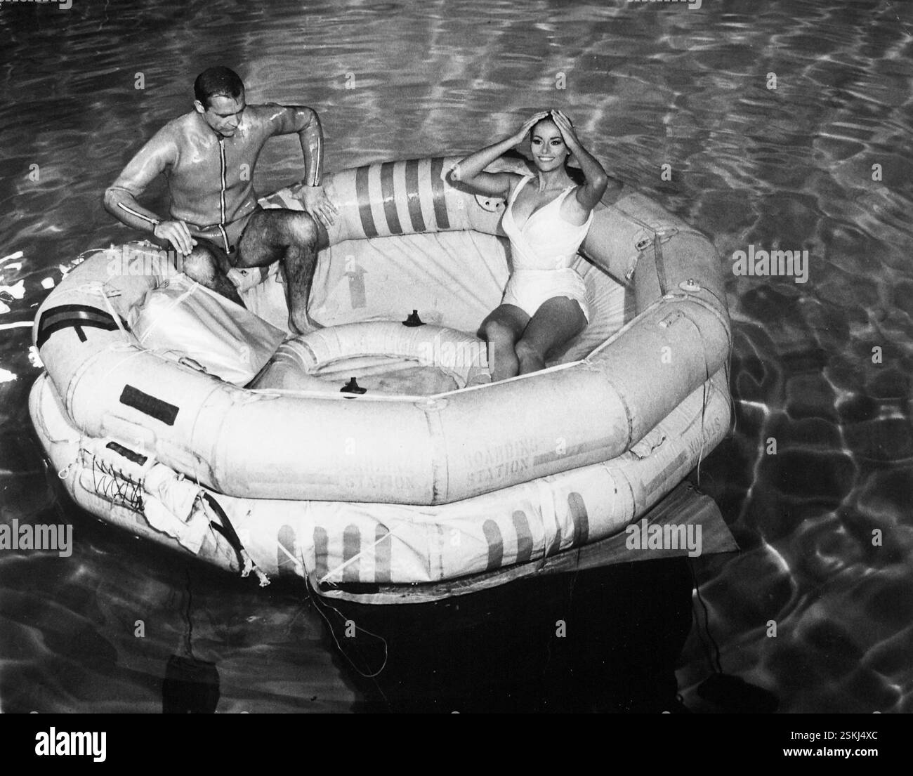 Sean Connery, Claudine Auger in "Thunderball" 1965#Sean Connery ...