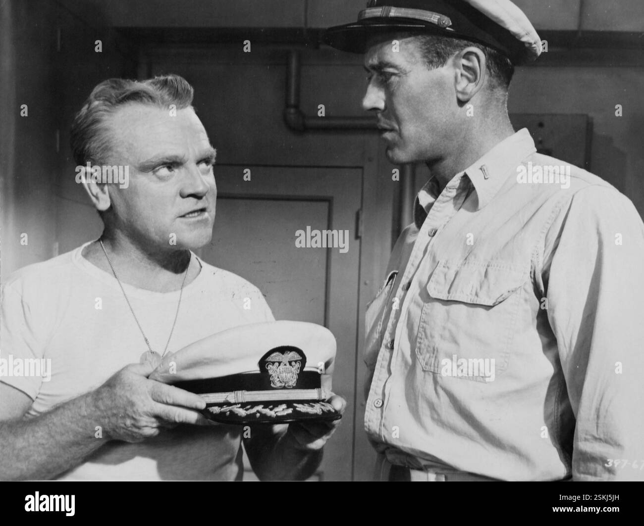 James Cagney, Henry Fonda in "Mister Roberts" 1955#James Cagney, Henry ...