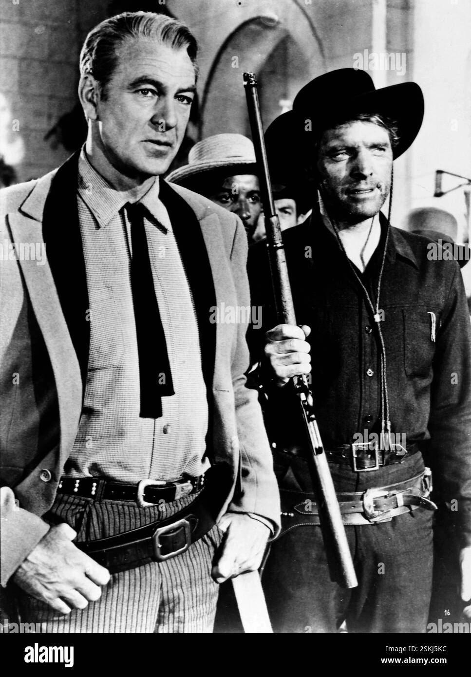 Gary Cooper, Burt Lancaster in "Vera Cruz" 1954#Gary Cooper, Burt ...