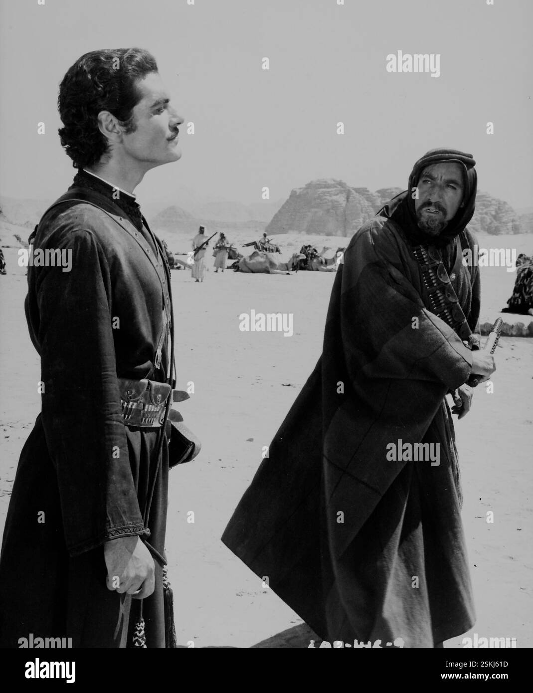 Omar Sharif, Anthony Quinn in "Lawrence of Arabia" 1962#Omar Sharif ...