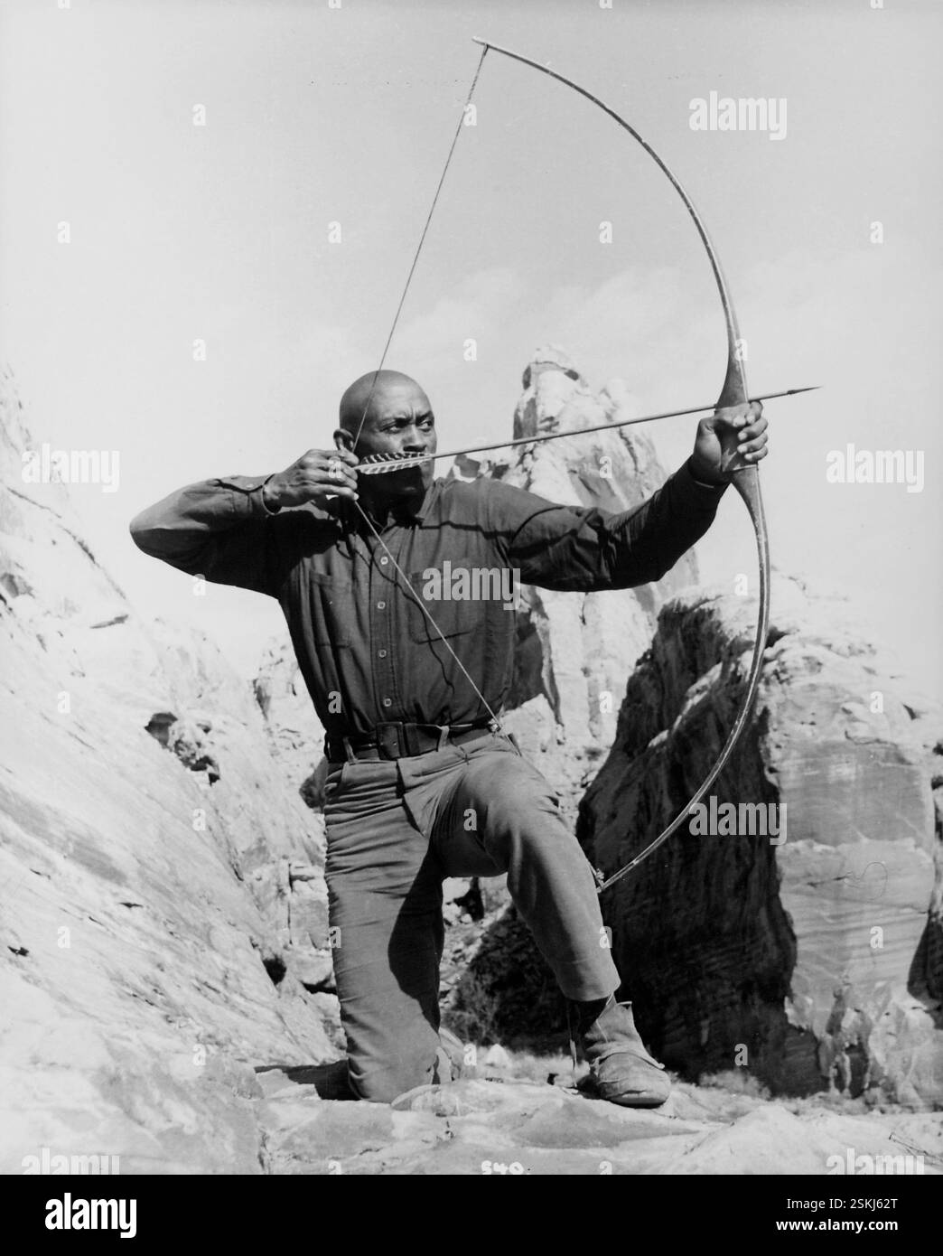 Woody Strode in "The Professionals" 1966#Woody Strode in "The ...