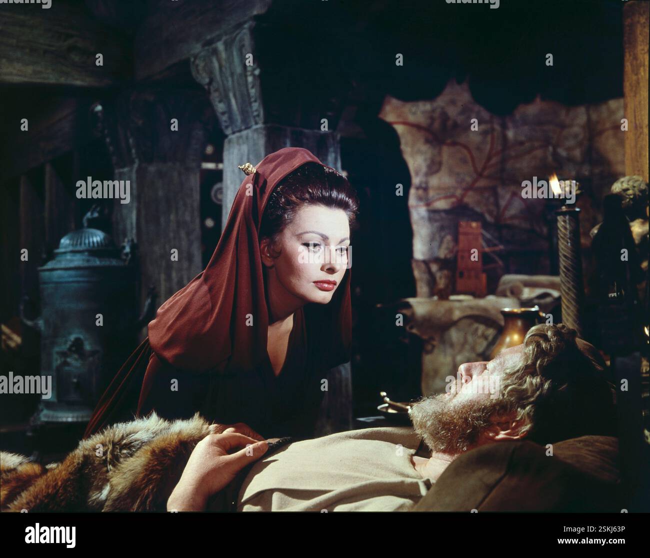 Sophia Loren, Alec Guinness in "The Fall of the Roman Empire" 1964# ...