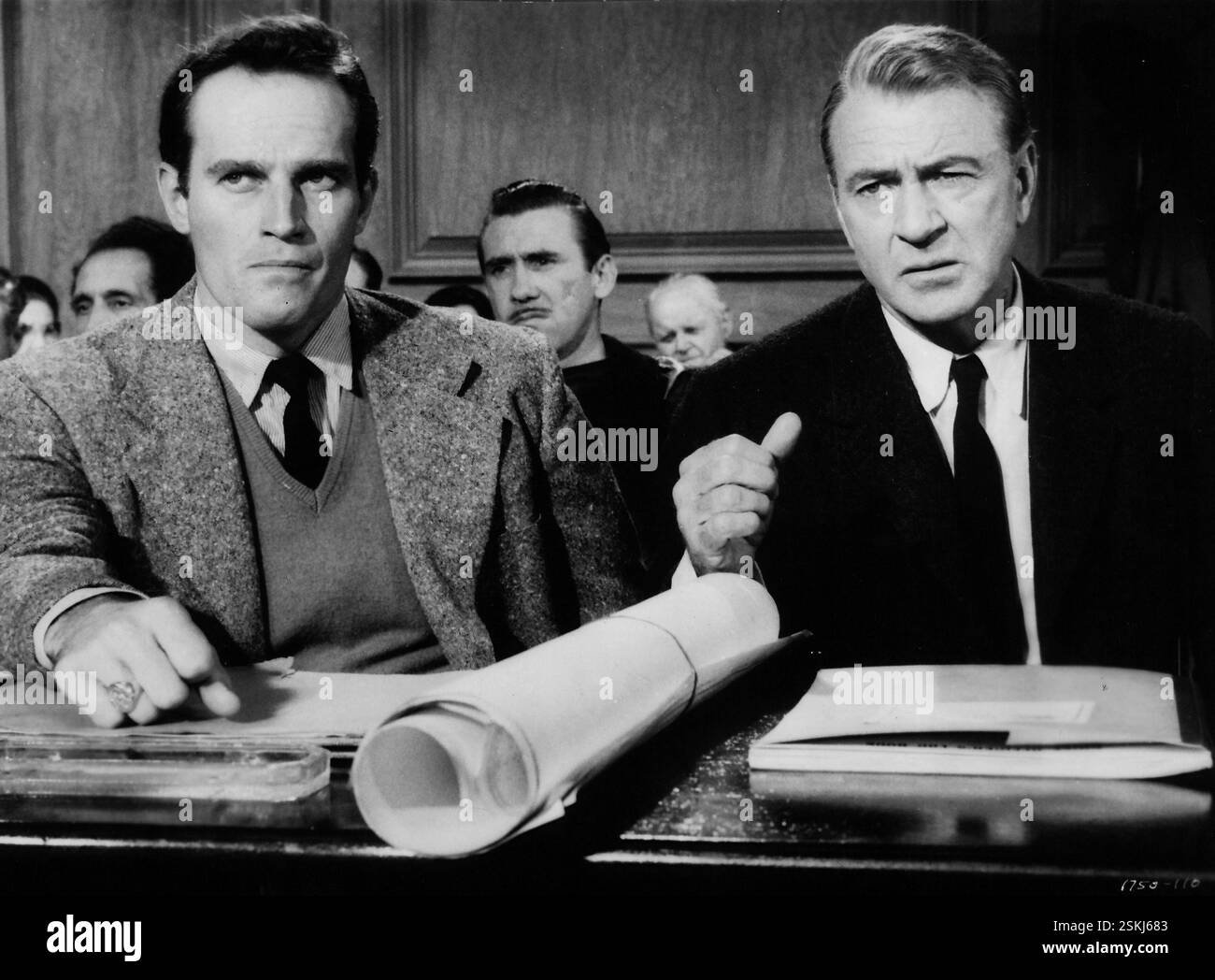 Charlton Heston, Gary Cooper in "The Wreck of the Mary Deare" 1959# ...