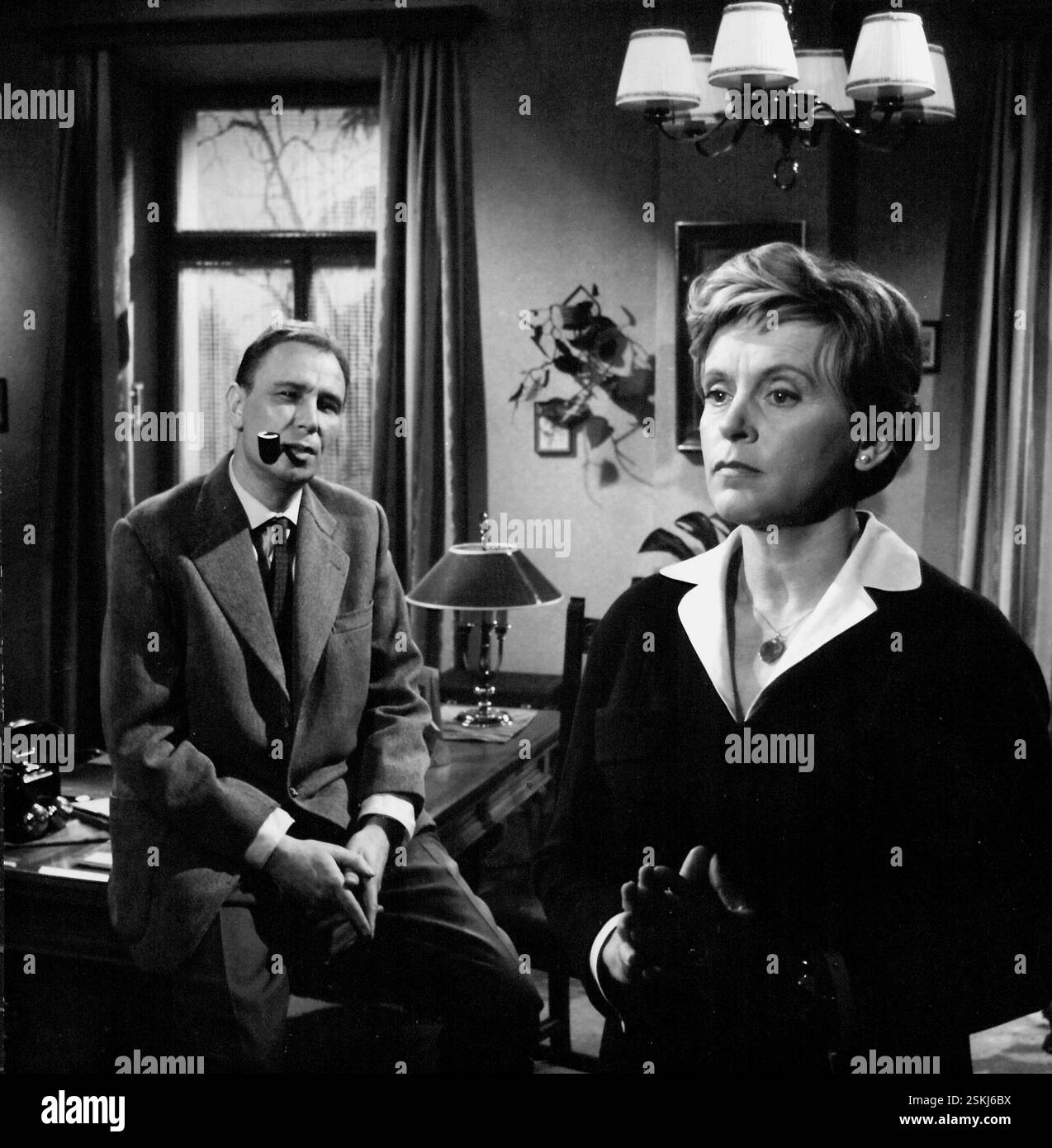 Fred Tanner, Luise Ullrich in "Die Schatten werden länger" 1961#Fred ...