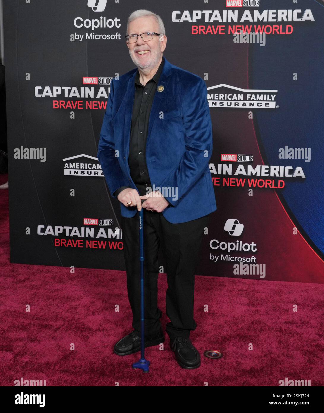 Los Angeles, USA. 11th Feb, 2025. Leonard Maltin arrives at the Marvel ...