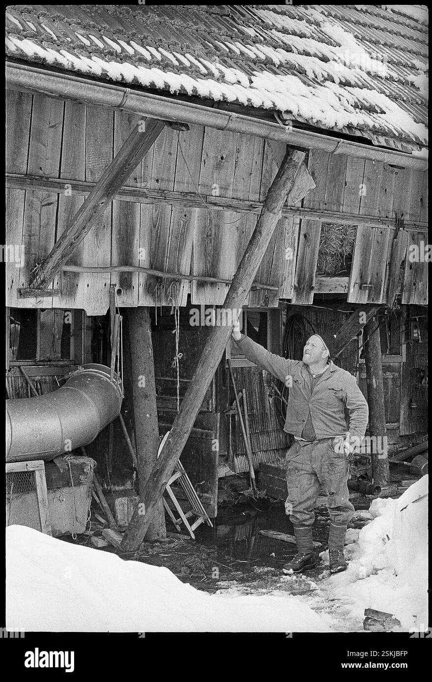 Familie Bieris Hof in Einsturz-Gefahr 1969#Bieri family's farm in ...