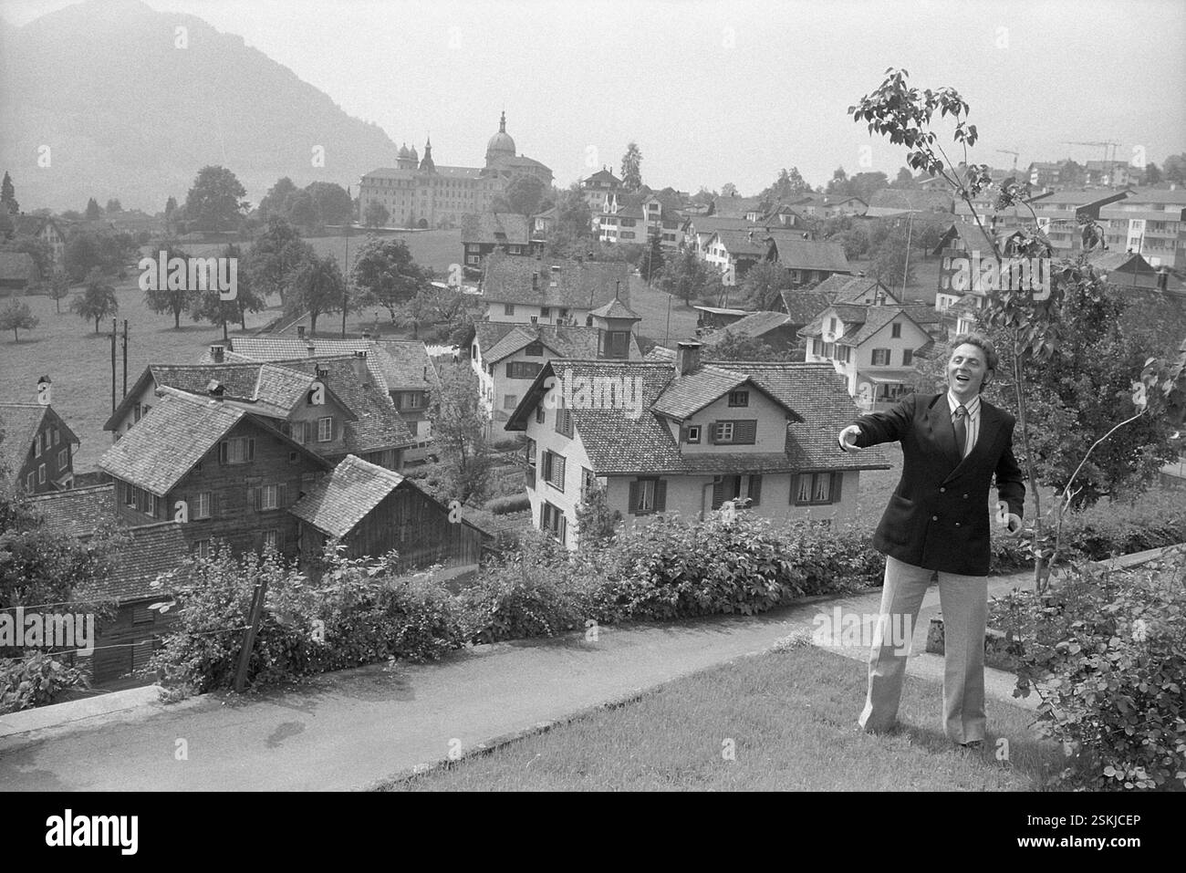 Opernsänger Franz Lindauer, Schwyz 1973#Opera singer Franz Lindauer ...