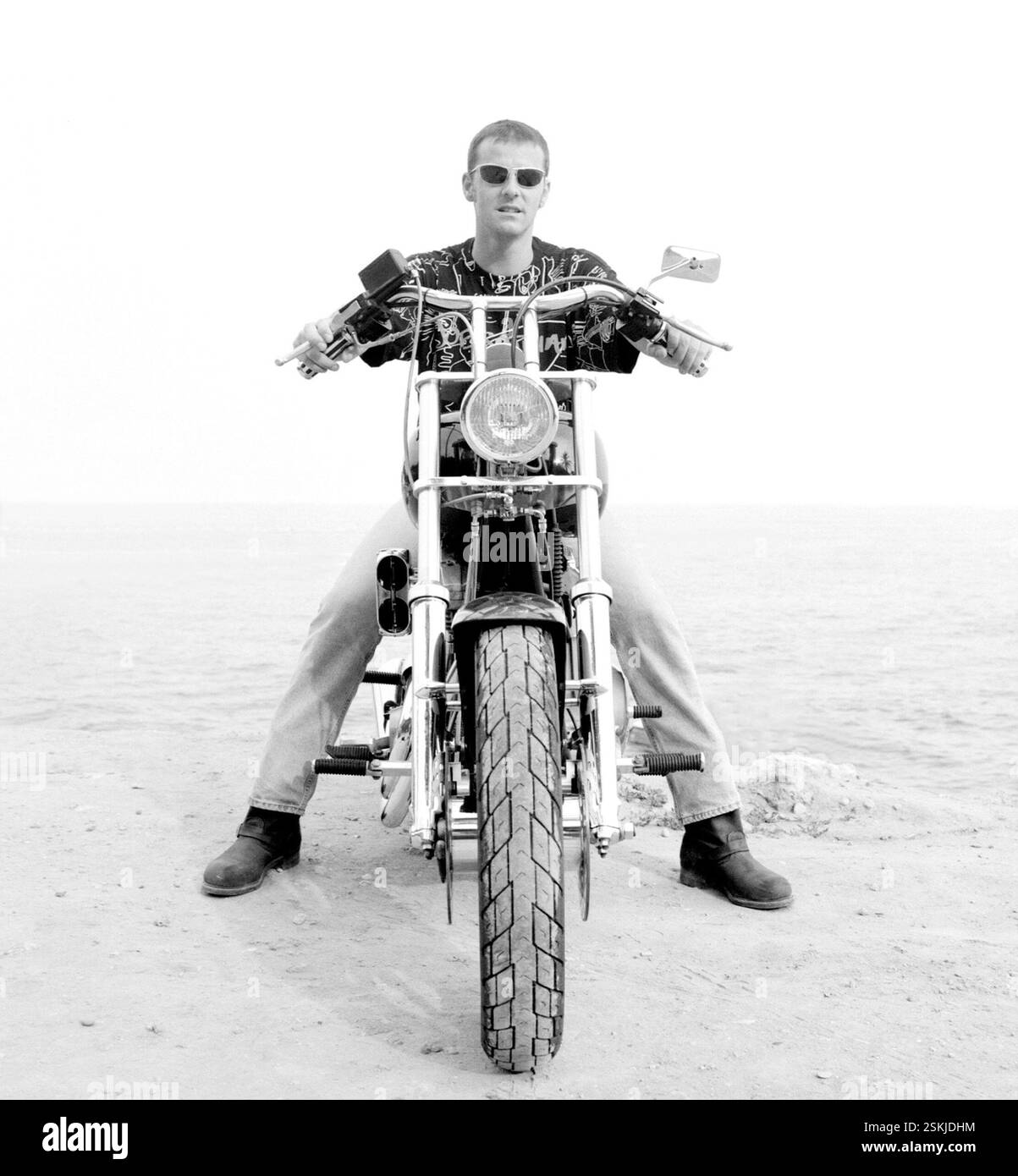 Harley Davidson rider. Iconic American motorcycle. Menton, French ...