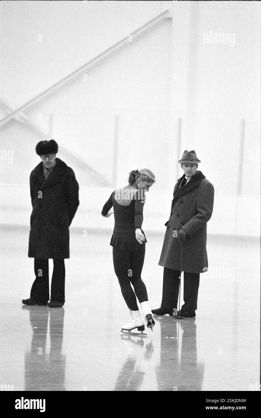 Olympische Spiele Lake Placid 1980, Eiskunstlauf Pflicht: Denise ...