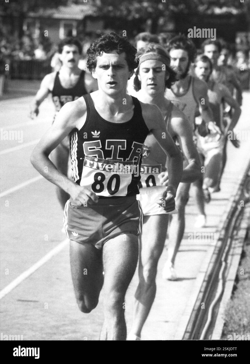 SM 1979 Zug: Markus Ryffel#Swiss Championships 1979 Zug: Markus Ryffel Stock Photo - Alamy