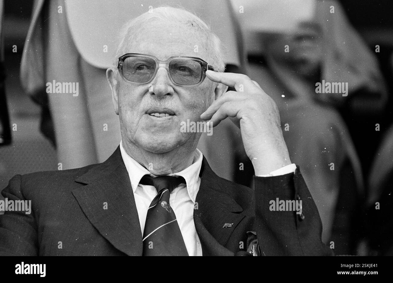 Fussball-WM in Spanien 1982: Sir Stanley Rous, ehemaliger FIFA ...
