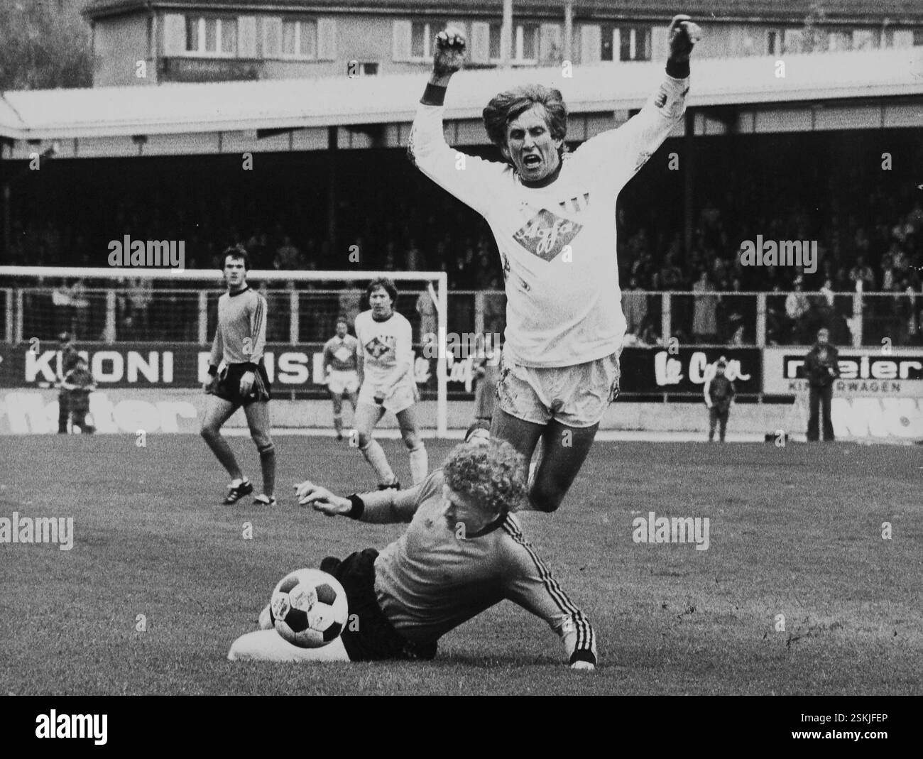 Meisterschaft NLA 1976/77: FCZ - GC; Richard Baur, Hanjo Weller#Swiss ...