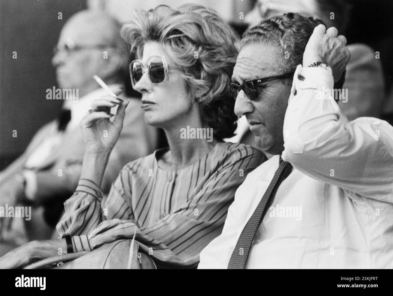 Fussball-WM in Spanien 1982: Nancy und Henry Kissinger#Football WC 1982 ...