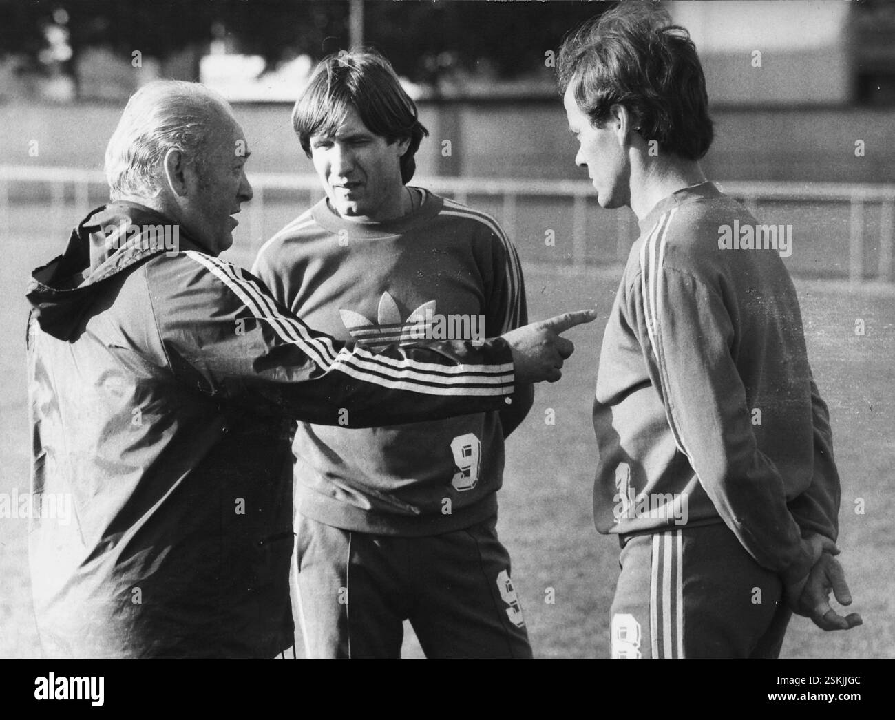 Cajkovski, Martinelli und Kuhn vor Kuhns Abschiedsspiel 1978#Cajkovski ...