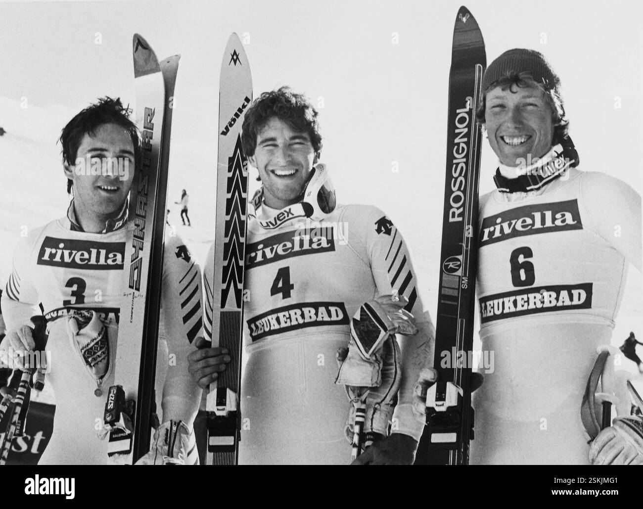 Schweizer Meisterschaft in Leukerbad 1982: Jacques Lüthy , Peter ...