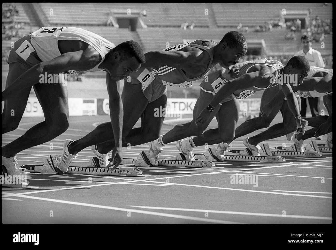 Leichtathletik-WM 1987 Rom, Vorlauf 100m: Ben Johnson (6)#Athletics WCH ...