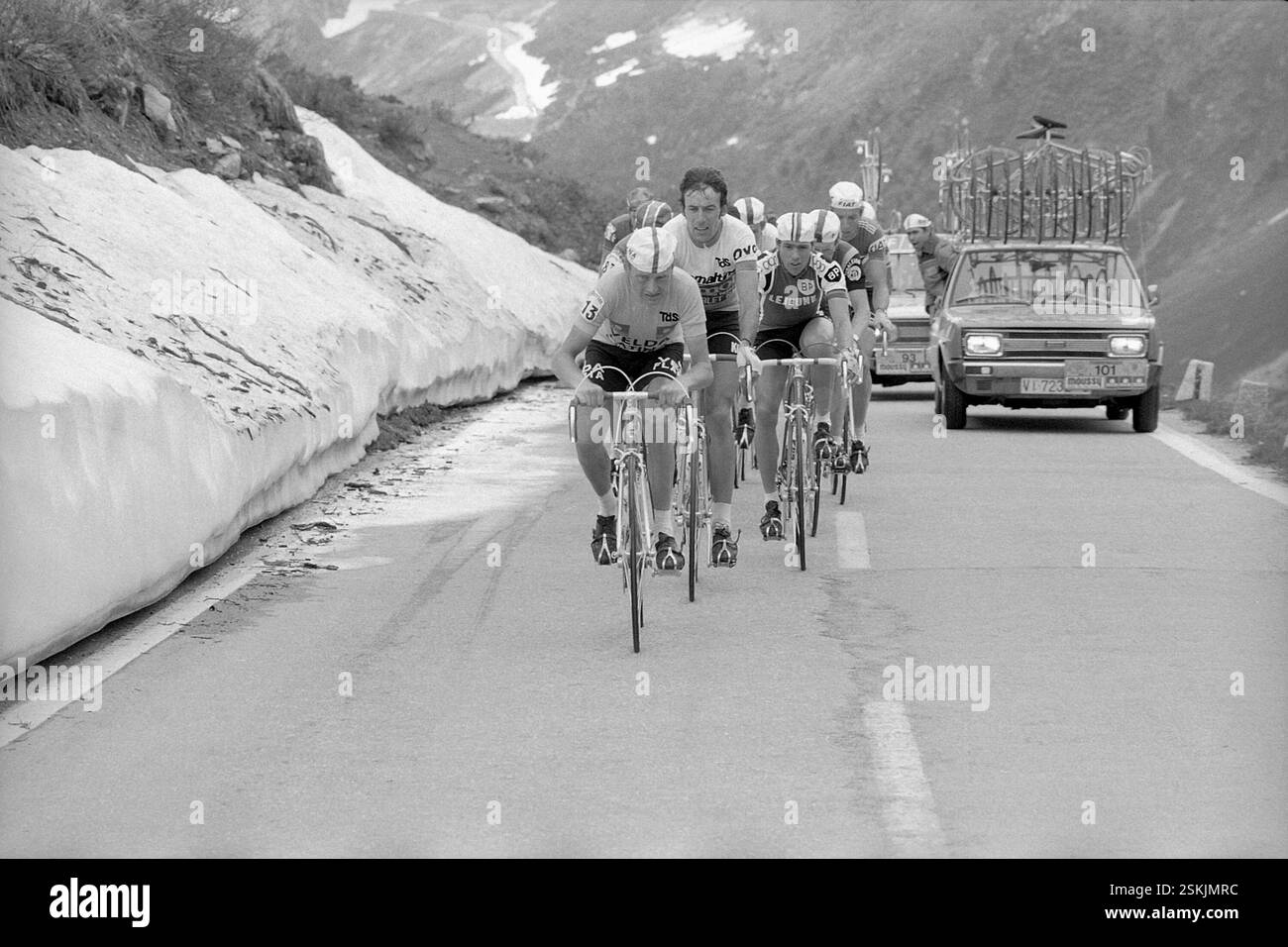 Michel Pollentier (13, Belgien) vor Ueli Sutter (33, Schweiz)--- Tour ...