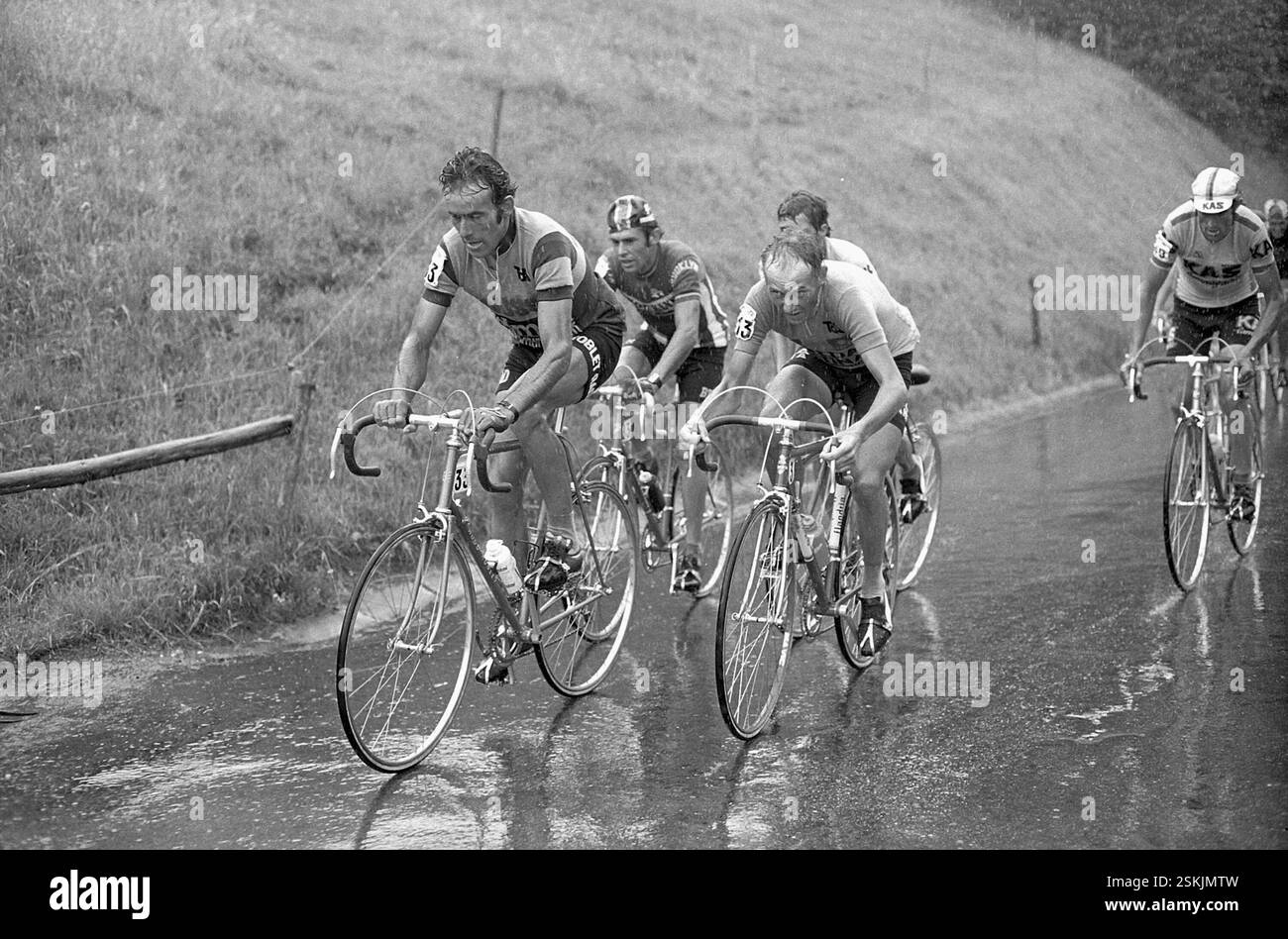 Ueli Sutter (33, Schweiz), Michel Pollentier (13, Belgien)--- Tour de ...