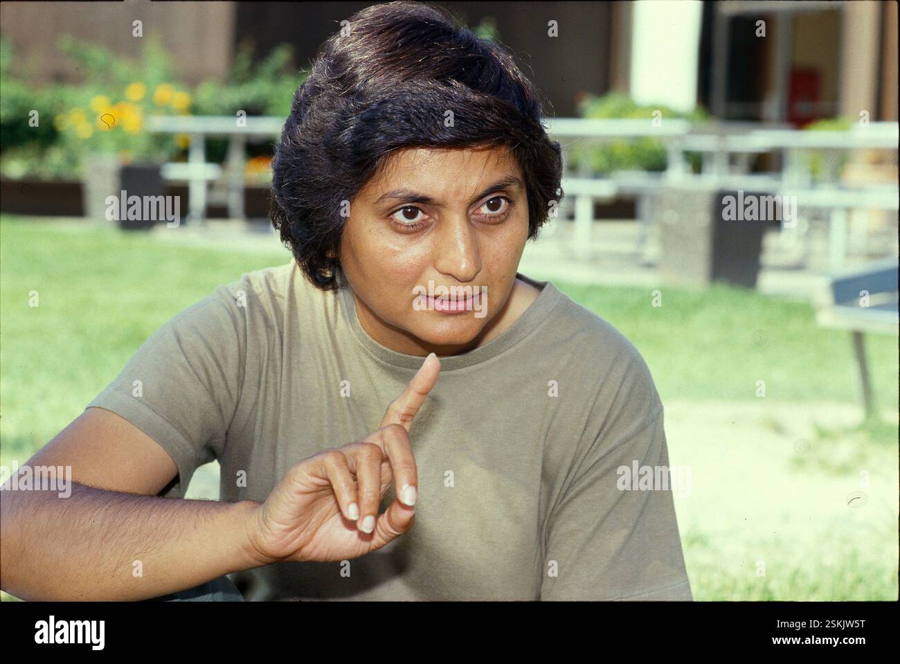 Ma Anand Sheela, ehemalige Bhagwan-Jüngerin, 1987#Ma Anand Sheela ...