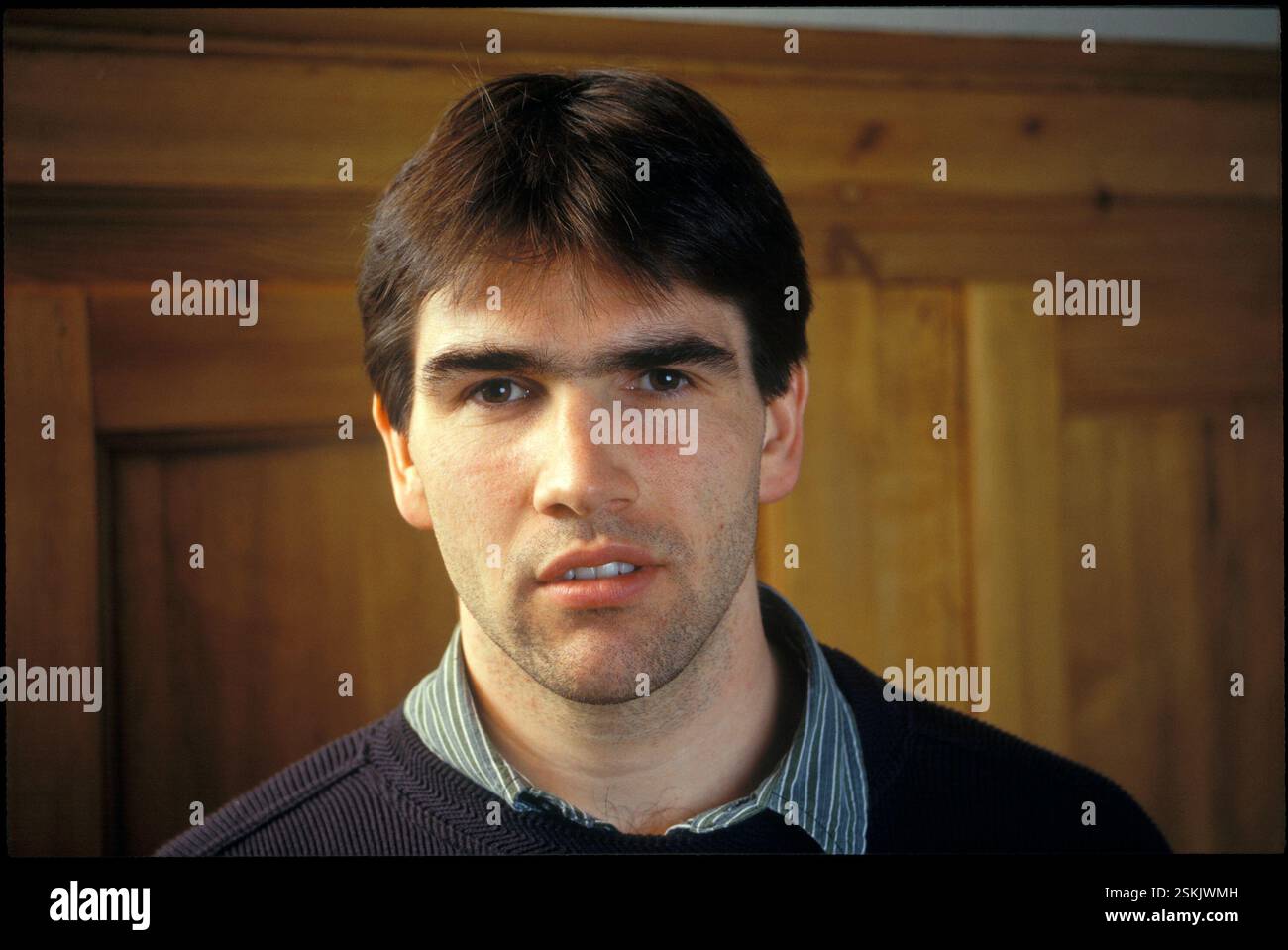 Reto Pavoni, Torhüter EHC Kloten. 1994#Reto Pavoni, goalkeeper EHC ...