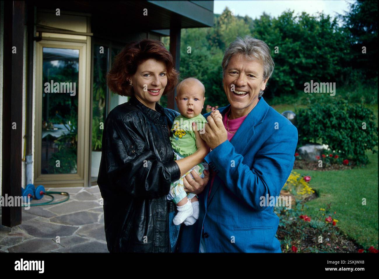 Franz Jaeger mit Frau Eva Nietlisbach und Tochter 1993#Franz Jaeger ...