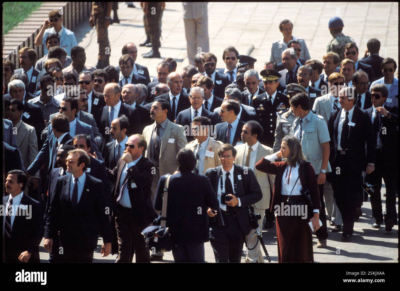Begräbnis des ägyptischen Staatspräsidenten Anwar el Sadat; Gerald Ford ...