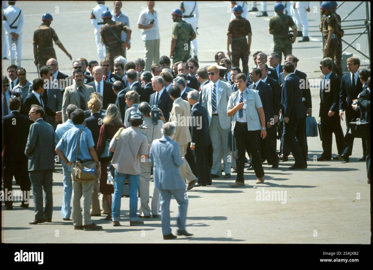 Begräbnis des ägyptischen Staatspräsidenten Anwar el Sadat; Gerald Ford ...