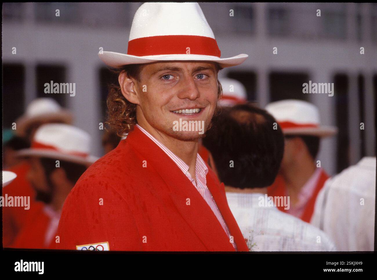 Olympische Spiele Seoul 1988: Stéphane Volery an der ...
