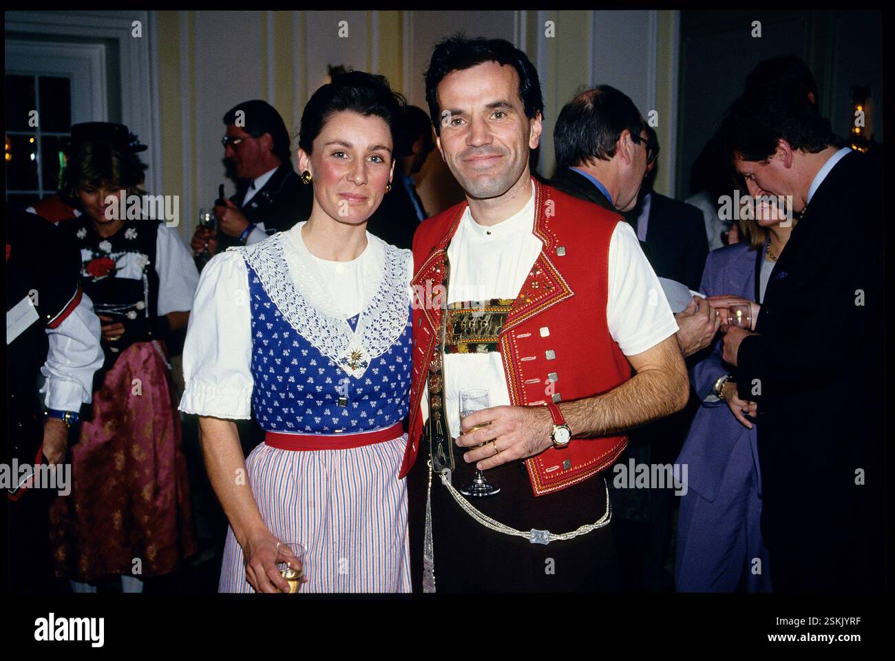 Maria Walliser und Guido Anesini, 1992#Maria Walliser and Guido Anesini ...