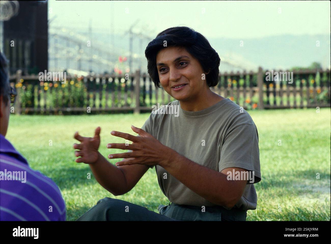 Ma Anand Sheela, ehemalige Bhagwan-Jüngerin, 1987#Ma Anand Sheela ...