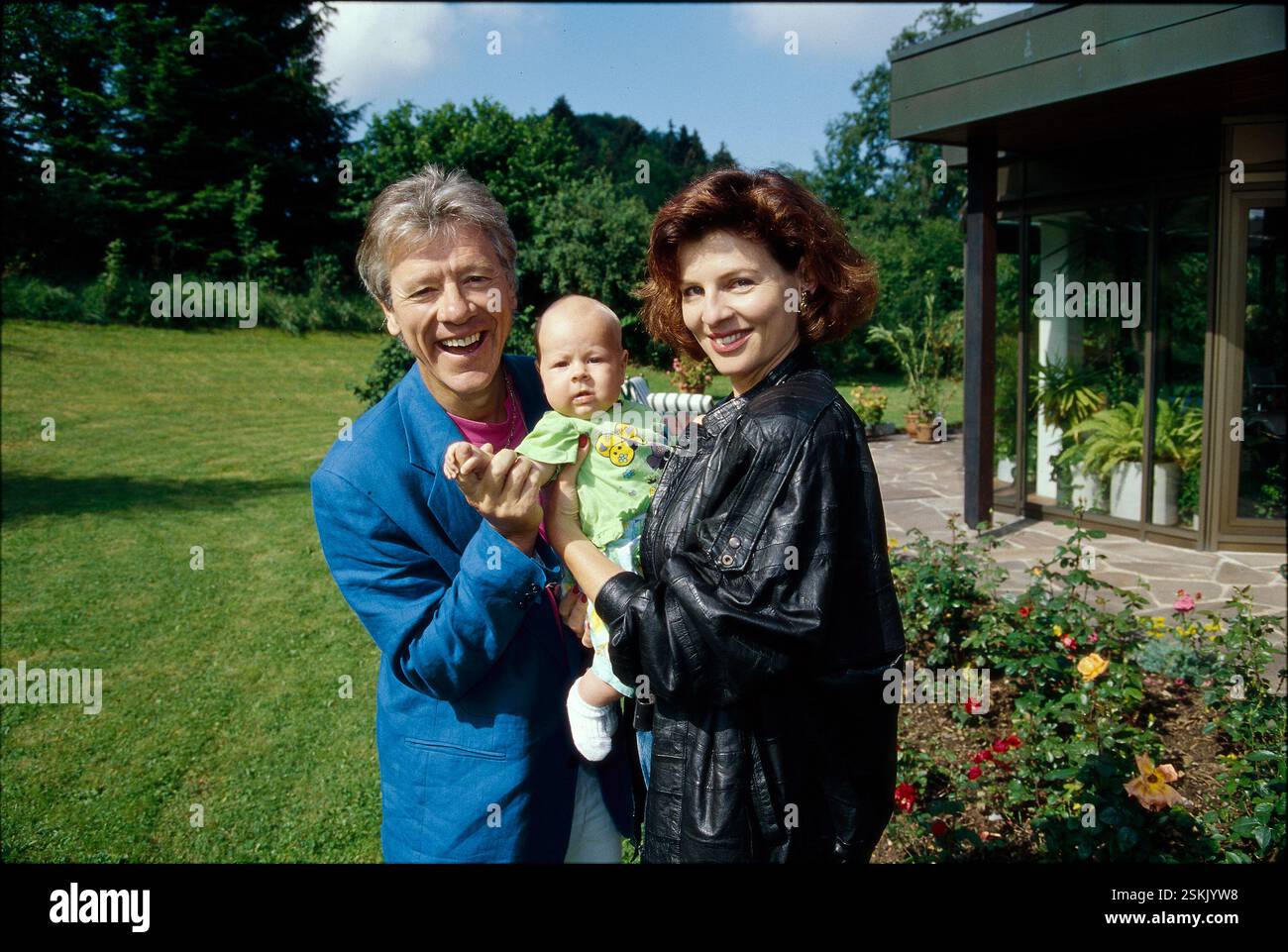 Franz Jaeger mit Frau Eva Nietlisbach und Tochter 1993#Franz Jaeger ...