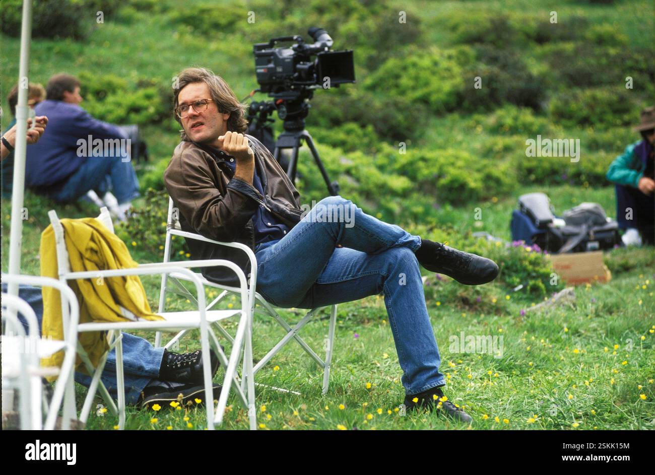 Harald Schmidt bei Dreharbeiten--- Verstehen Sie Spass, 1992#Verstehen ...