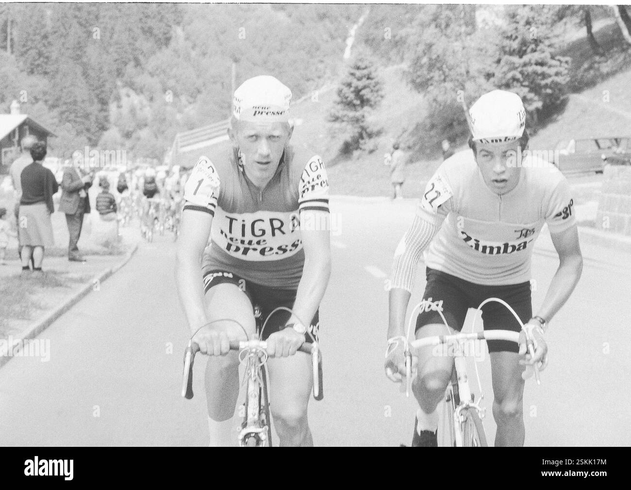 Tour de Suisse 1968: Der Gesamt-Zweite Hagmann und Sieger Pfenninger# ...