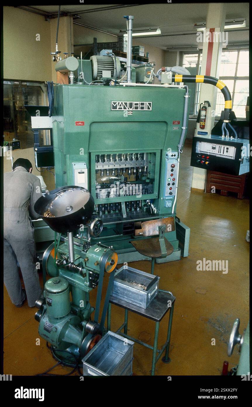 Eidgenössische Munitionsfabrik Thun 1980#Swiss munitions factory Thun 1980 Stock Photo - Alamy