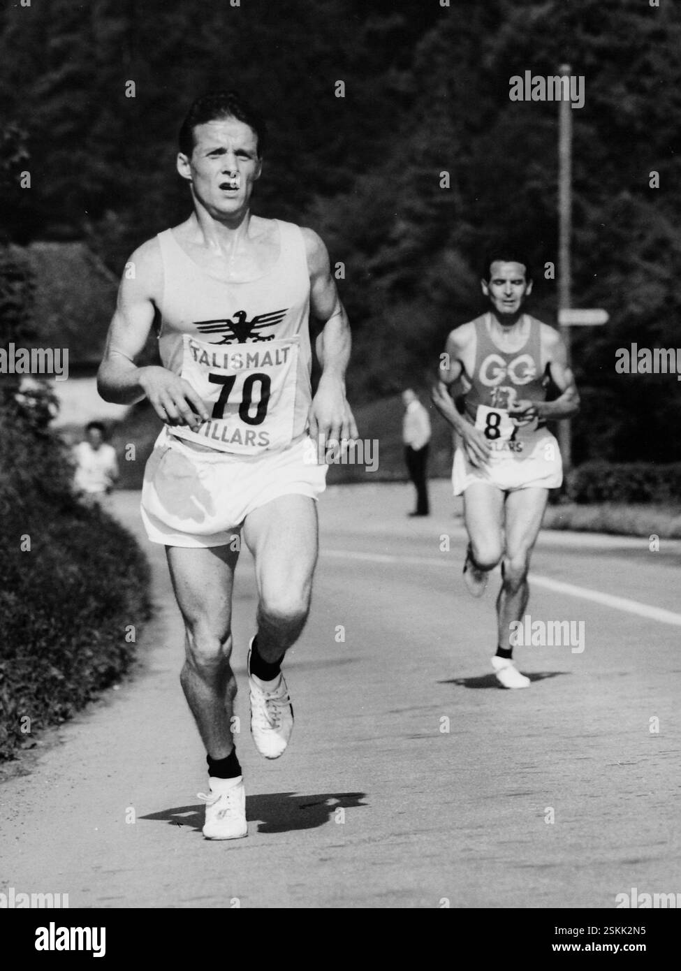 Murtenlauf 1965: Sieger Dössegger, Friedli#Morat-Fribourg 1965 ...