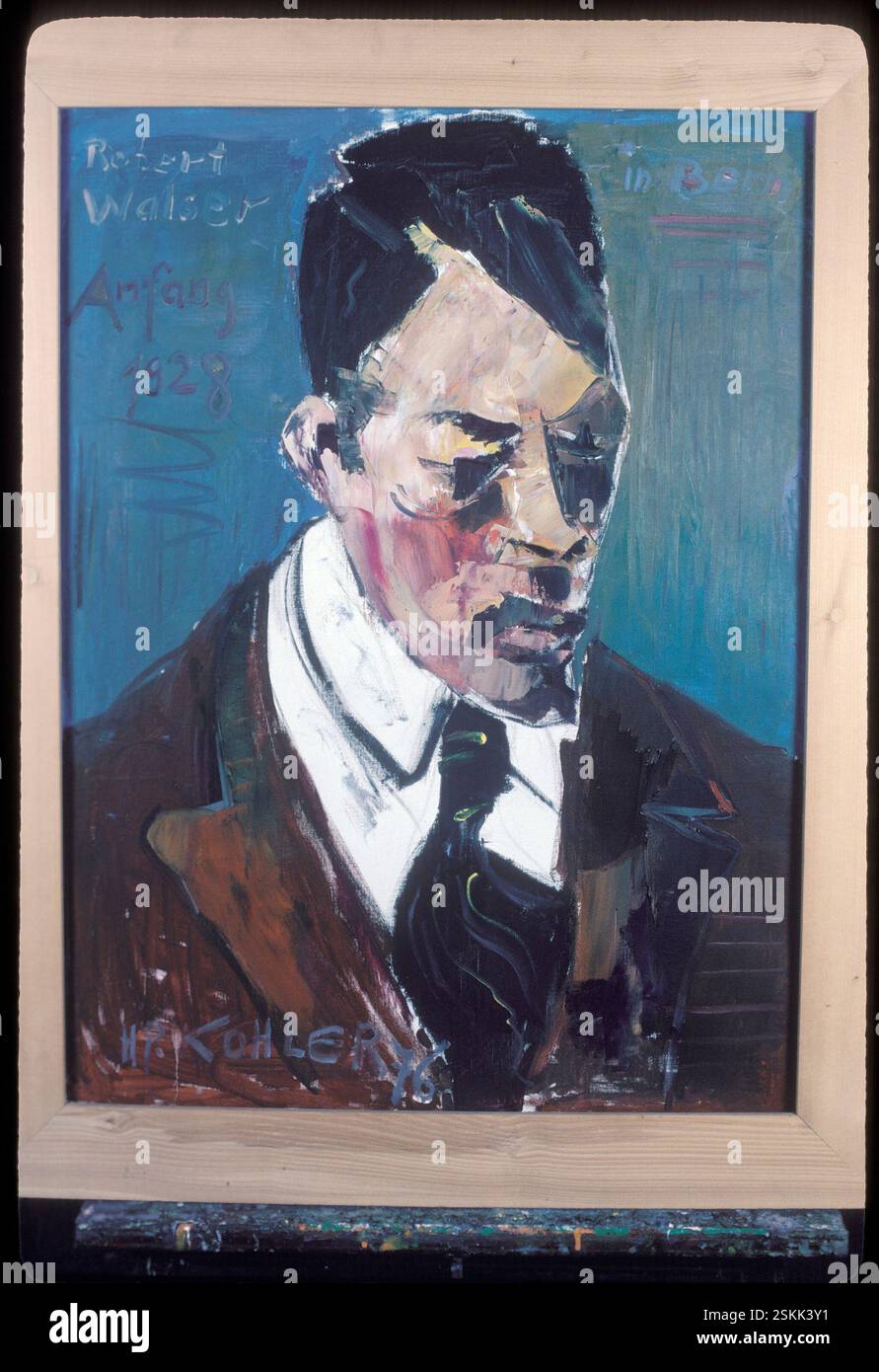 Robert Walser-Portrait von Heinz-Peter Kohler 1983#Robert Walser ...