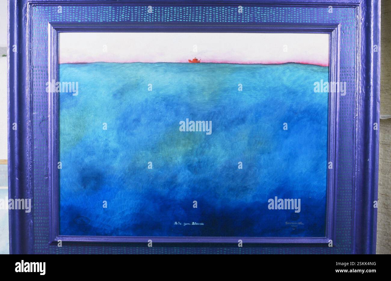 Kunstbild von Peter Klein, 1989#Painting by Peter Klein, 1989 Stock ...