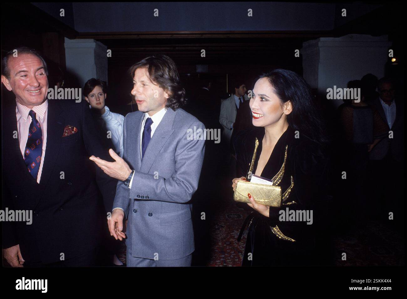 Roman Polanski und Dewi Sukarno 1983#Roman Polanski and Dewi Sukarno 1983 Stock Photo - Alamy