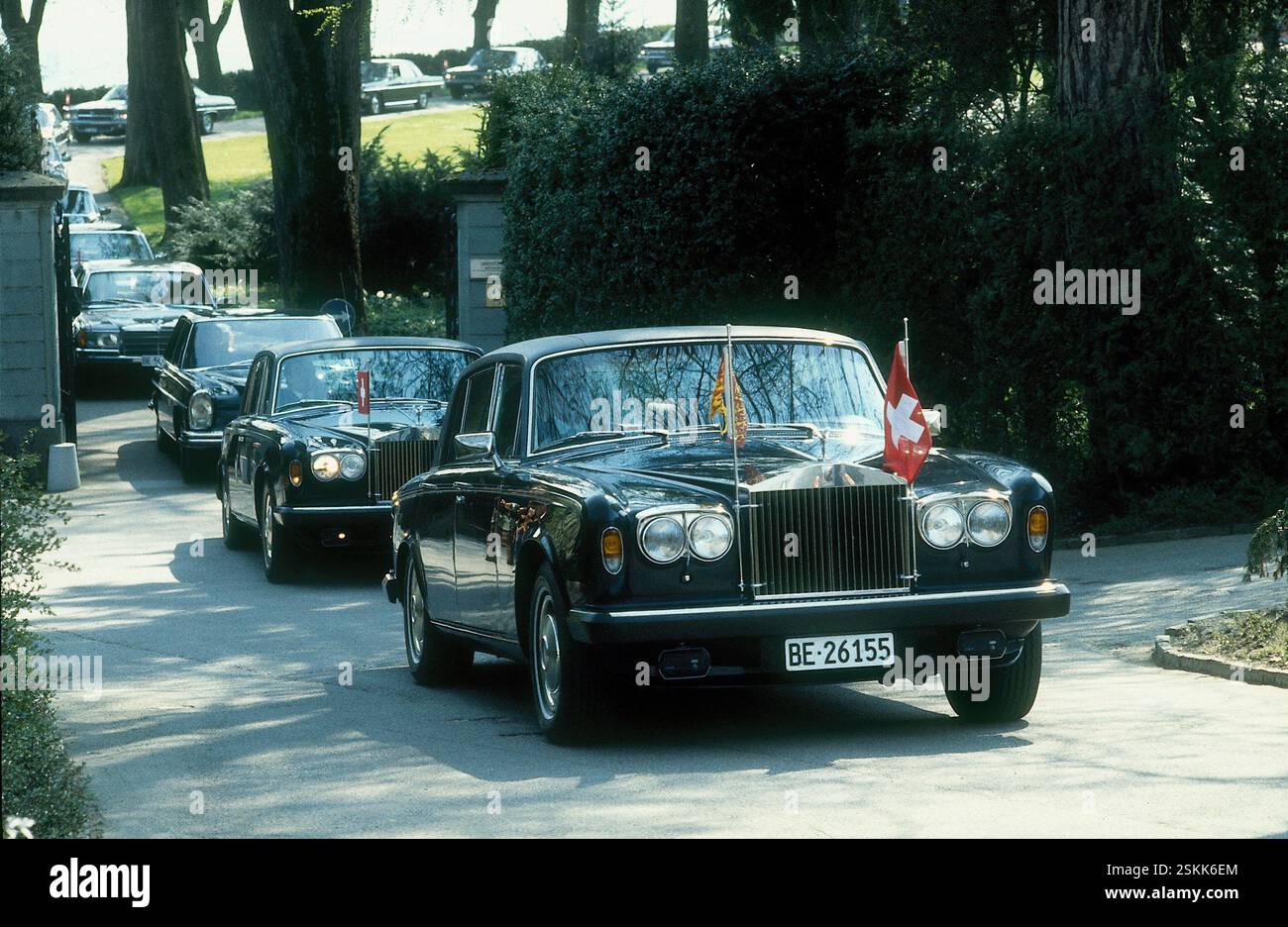 Elizabeth II. im Rolls-Royce, 1980#Elizabeth II. in Rolls-Royce, 1980 ...