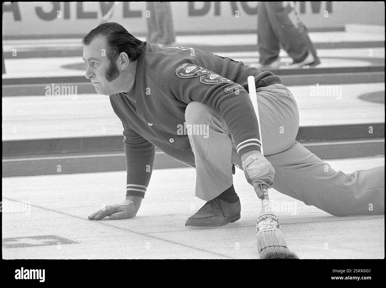 Team Canada: Skip Hector Gervais, Ron Anton, Warren Hansen, Darrel Sutton Stock Photo - Alamy
